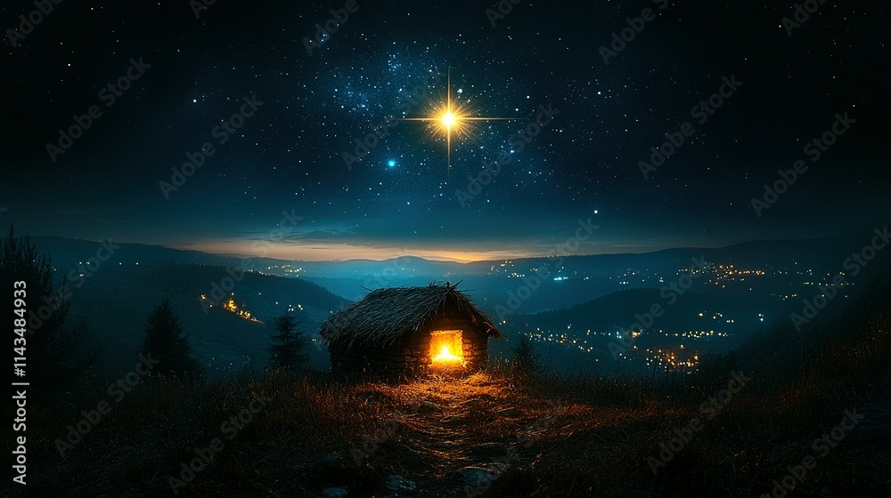 Shining Star Over the Nativity: Celebrating the Birth of Jesus in ...