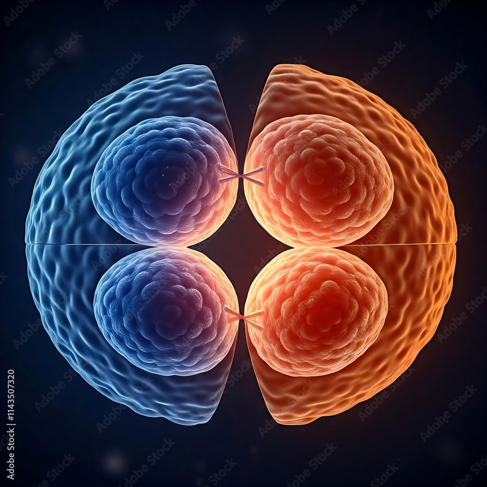 the stages of meiosis, from meiosis i to meiosis , cell, chromosomes ...
