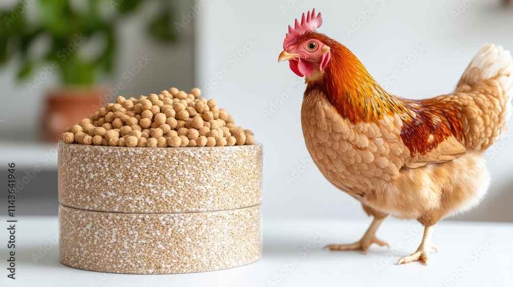 Animal feed business packaging concept. Compact and stackable packaging ...
