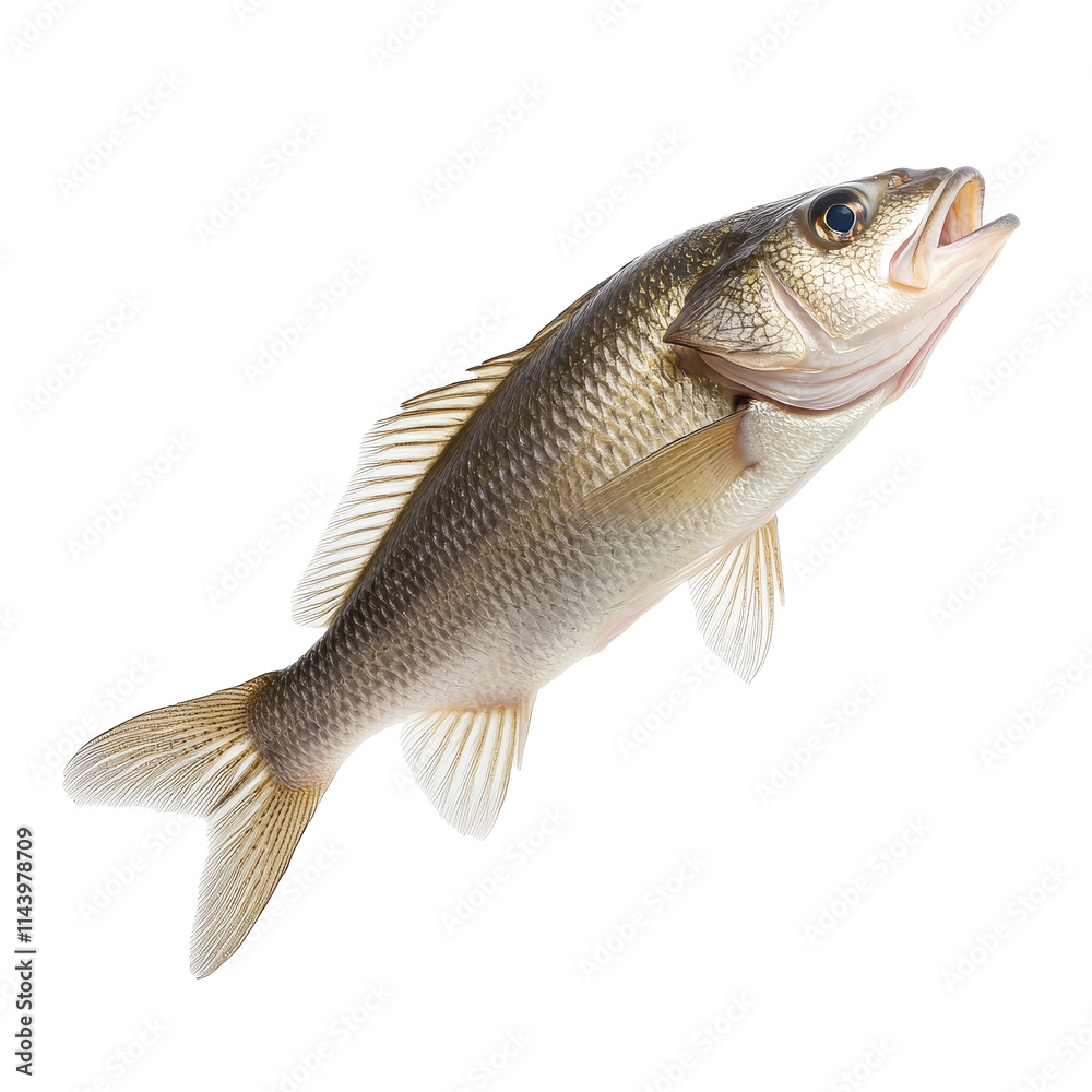 Leaping fish showing dynamic movement against a transparent background ...