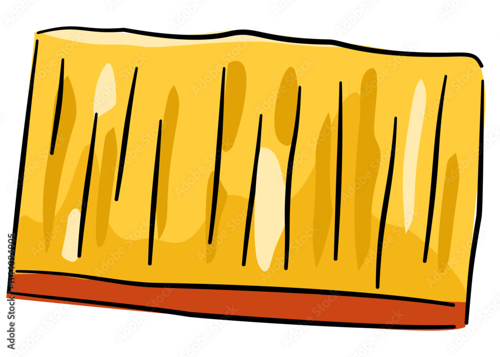 Bika Ambon Indoneisia Traditional Food. Hand drawn traditional food ...