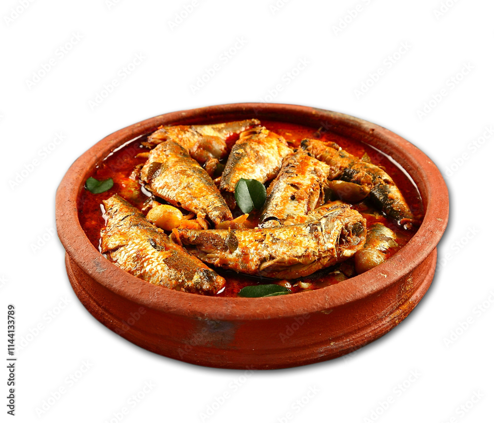 Authentic Kerala sardine fish curry Stock Photo | Adobe Stock