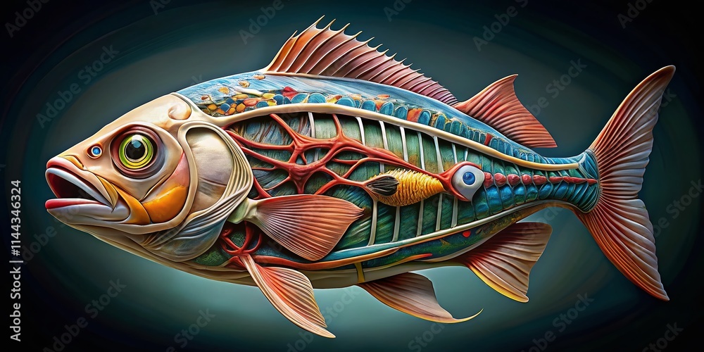 Fish Anatomy Diagram: Detailed Internal Organs, Skeletal System ...