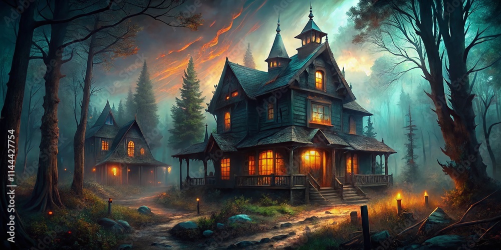 Spooky Zoom Backgrounds: Creepy Horror Virtual Backdrops for Video ...