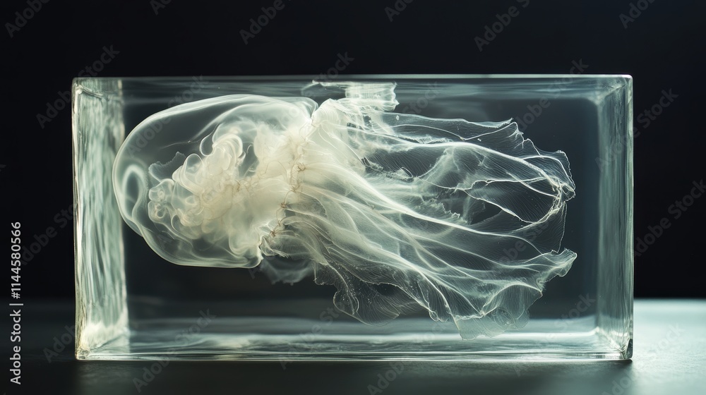 High-fidelity capture of transparent box jellyfish an underwater dance ...