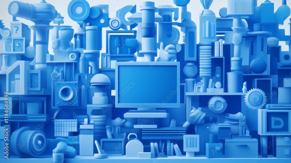 Key visual graphic design focused on brand identity, featuring unique ...