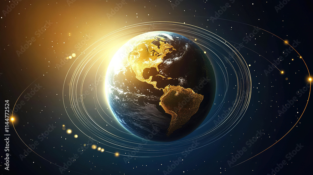 Earth axis diagram illustration showing the tilt of the Earth's ...