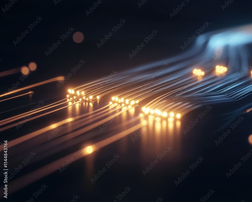 Fiber optic cable systems analysis data center infographic technology ...