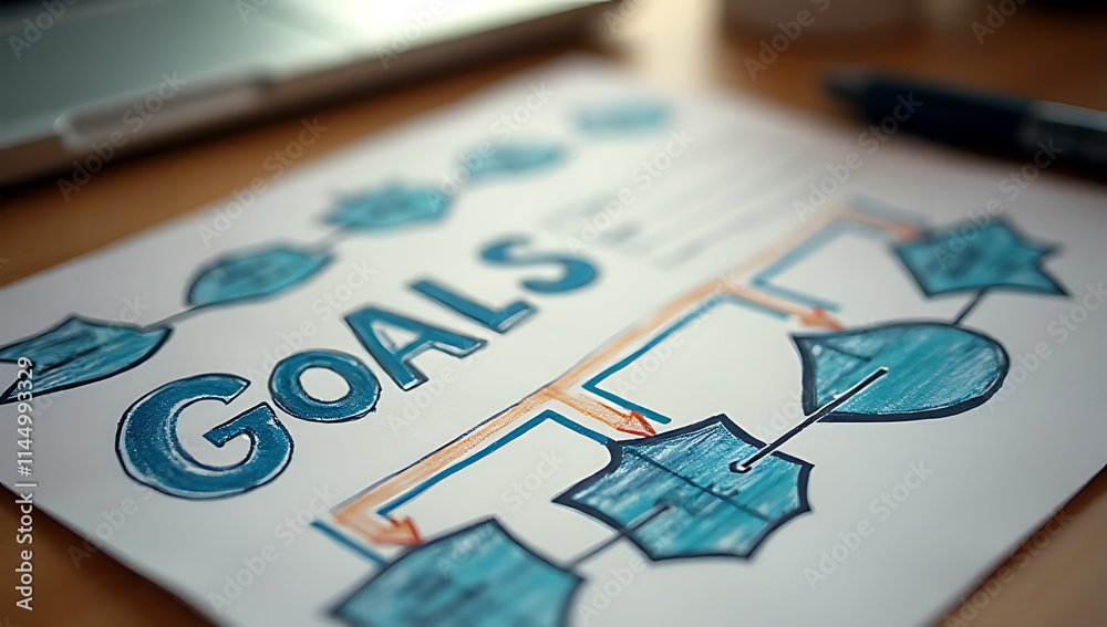 Concepts of business goals and planning processes are visually ...