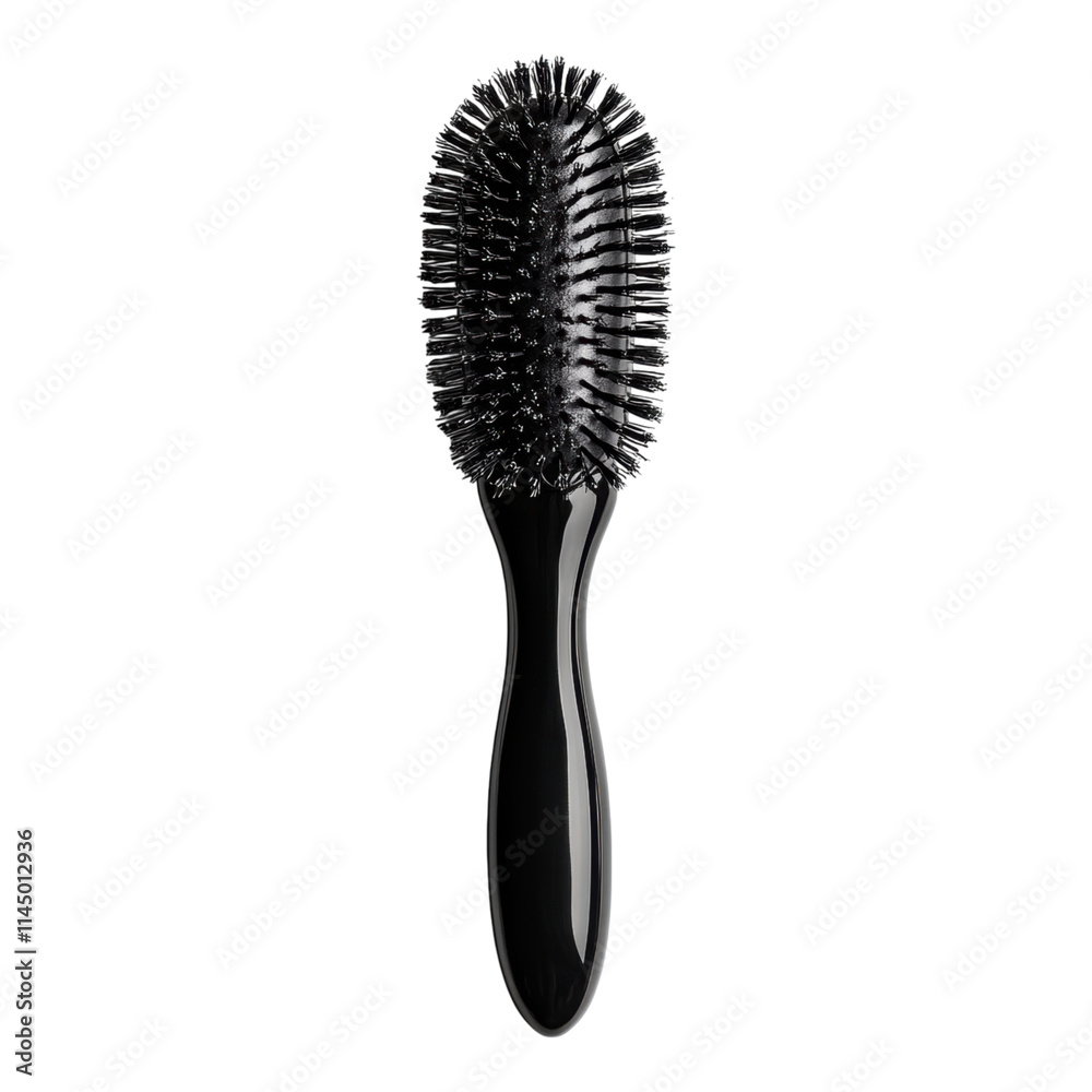 Brushing hair techniques home hair care guide indoor close-up personal ...