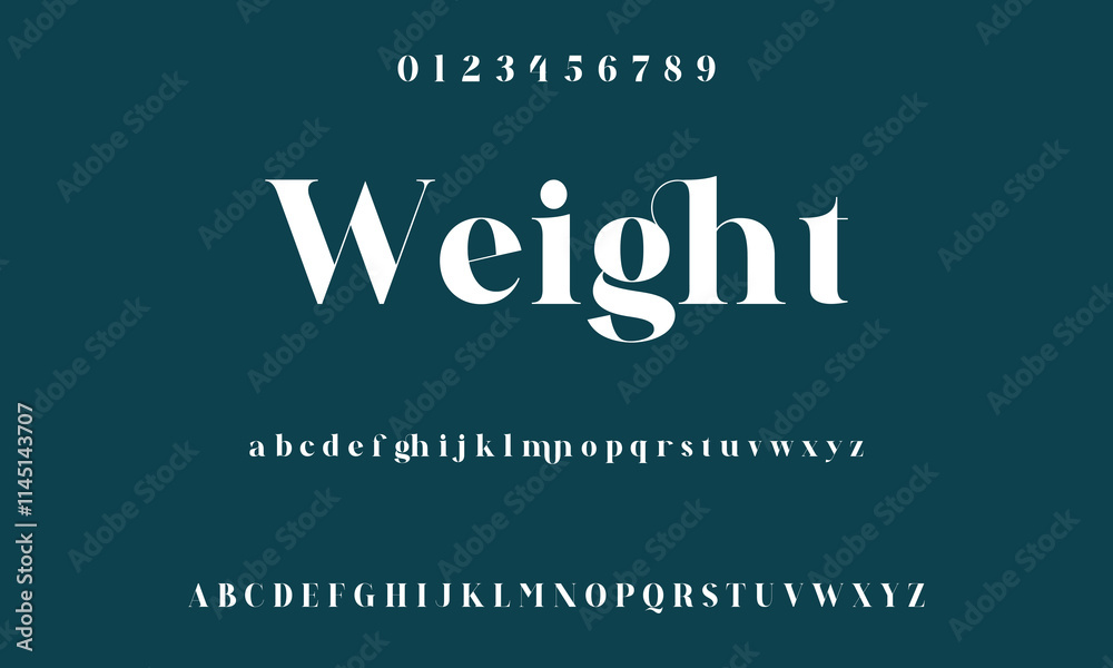 Classic serif font alphabet letters fancy gentle typographic design ...