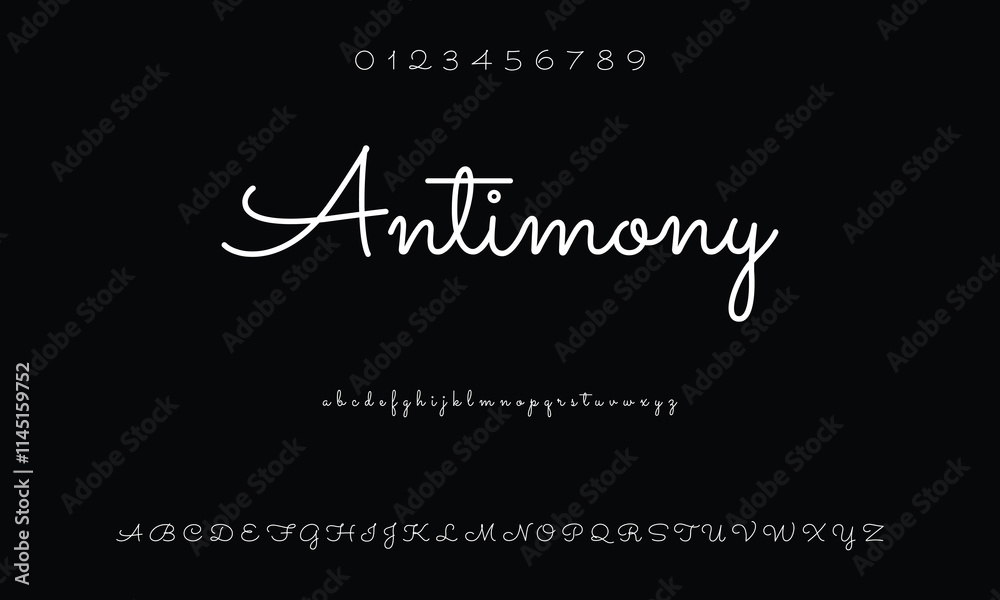 Classic serif font alphabet letters fancy gentle typographic design ...