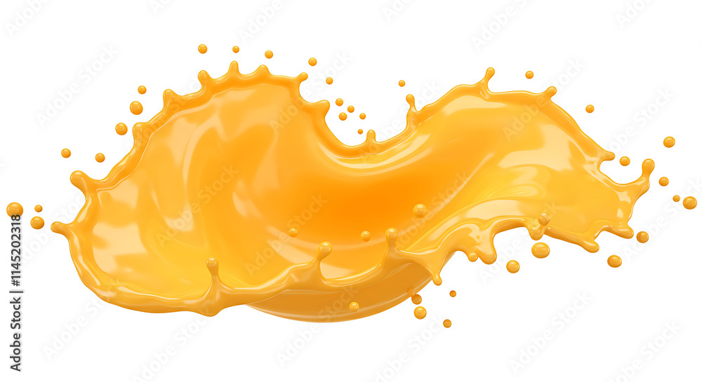 melted ice cream dripping splash isolated on transparent png. white ...