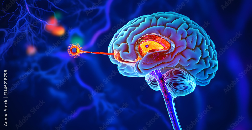 Human Basal Ganglia as subcortical nuclei inside the human brain ...