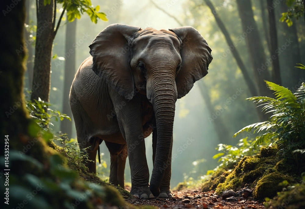 The Sumatran elephant, a subspecies of the Asian elephant, is native to ...