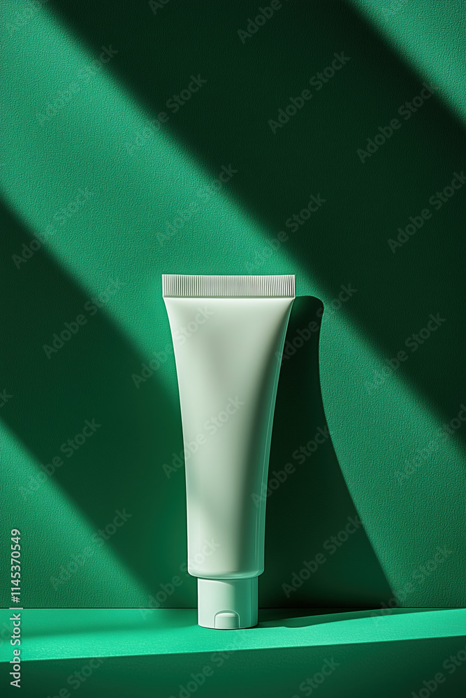 Mock-up of A Professional High-Resolution Hand Cream Product Shot on a ...