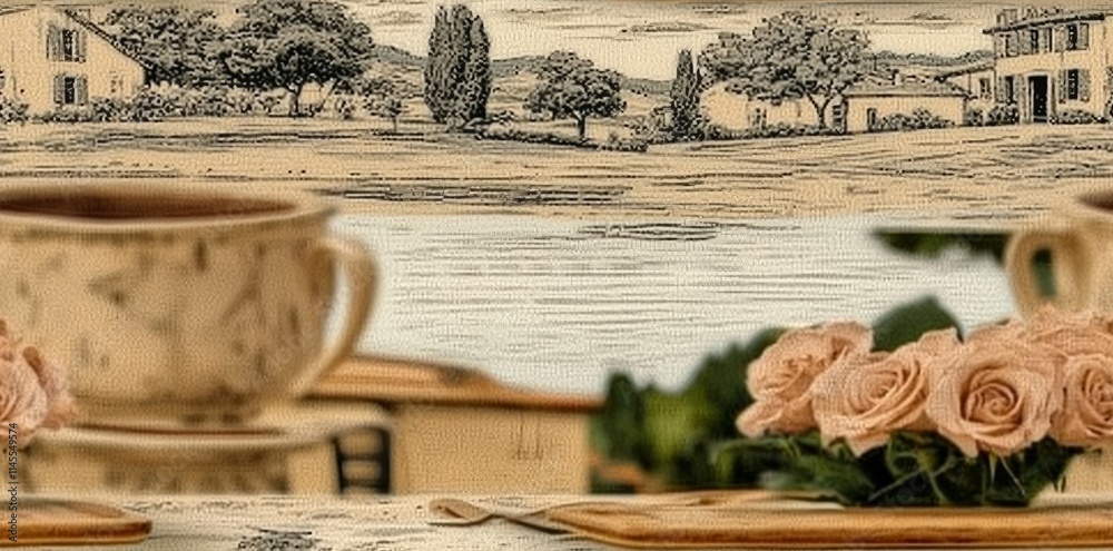 hyper realistic photo of Incorporating a classic and quaint aesthetic ...