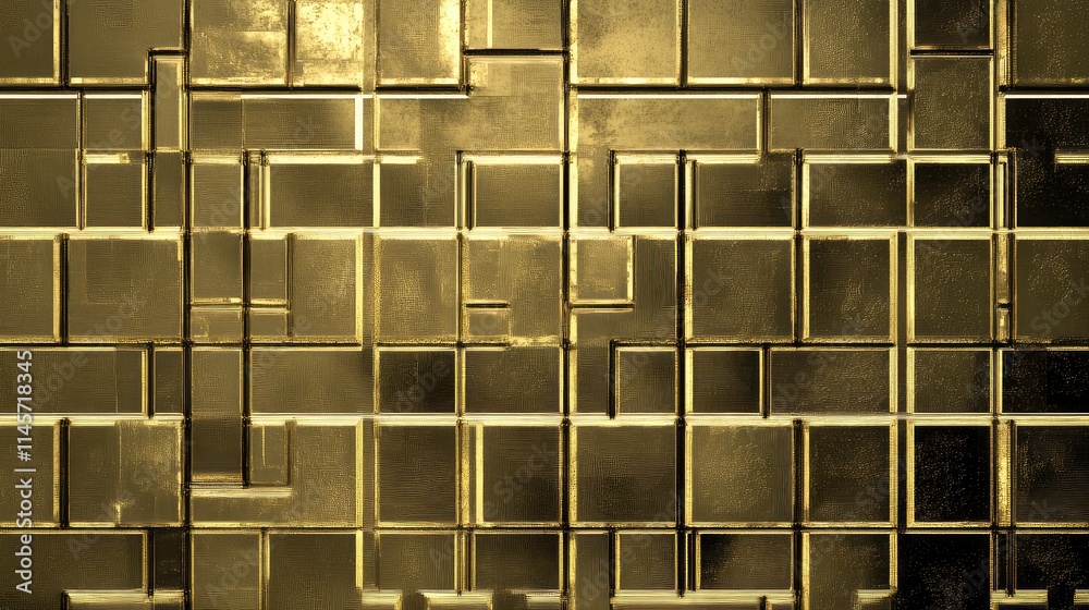 A high-resolution image of a microchip design on a wafer, showing its ...