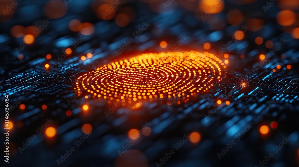 Biometric technology, data systems with fingerprints, and circuit ...