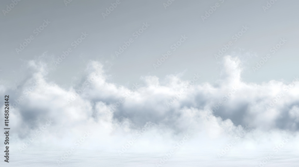 White smoke cloud with overlay effect on transparent background ...