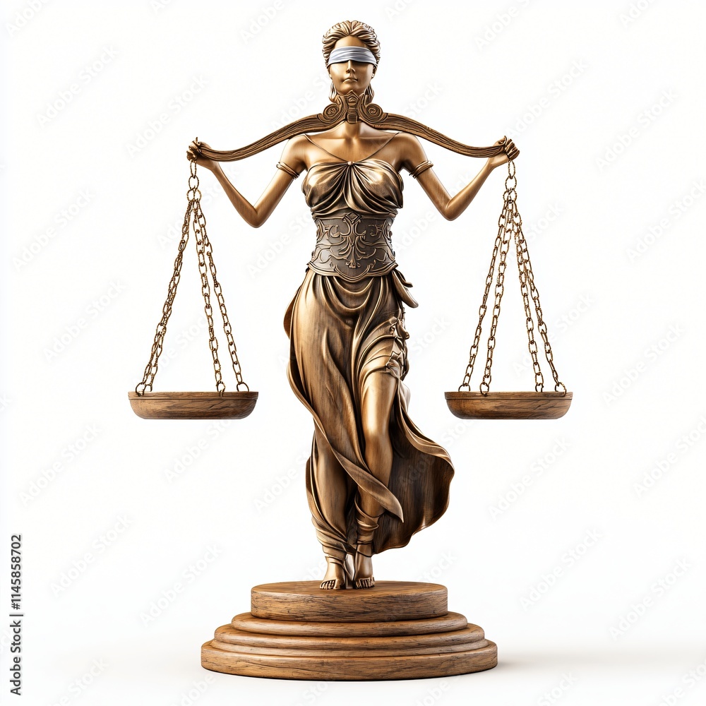 Bronze Lady Justice Statue Scales of Justice Legal Symbol Blindfolded ...