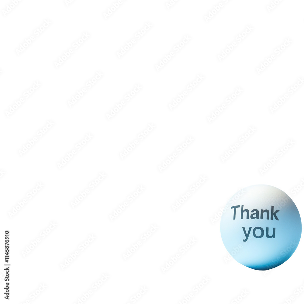 Thank you message with transparent background digital design graphic ...