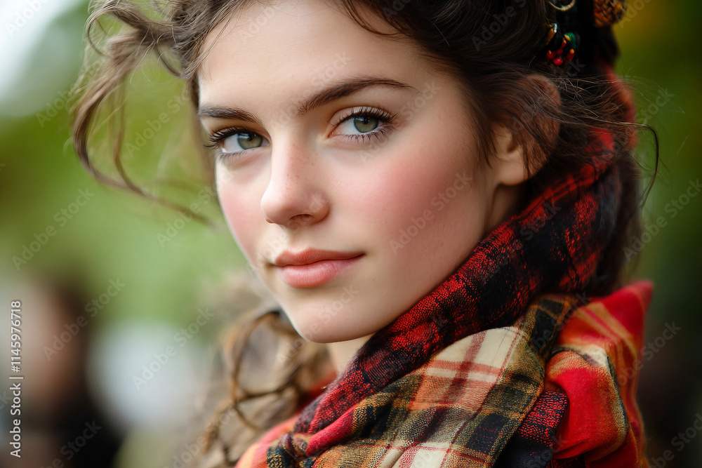 Authentic Scottish person Piper in Traditional Attire, Generative AI ...