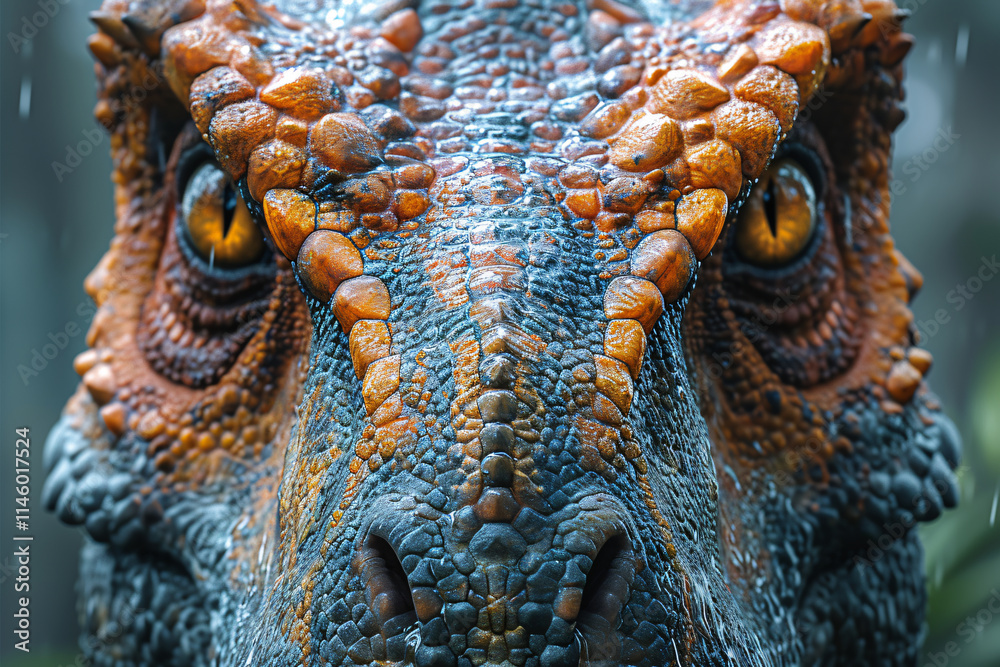 Carnotaurus Dinosaur realistic Photo Images Real details skin texture ...