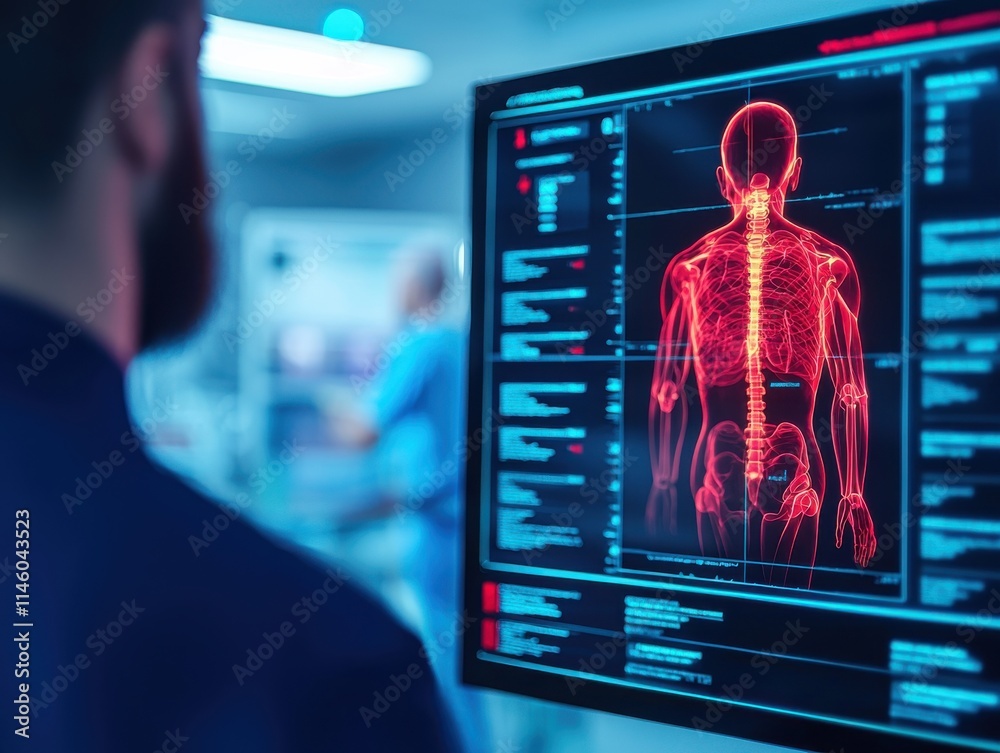 Analyzing medical imaging data hospital lab digital visualization ...