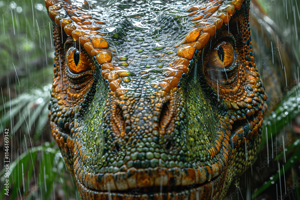 Suchomimus Dinosaur realistic Photo Images Real details skin texture ...