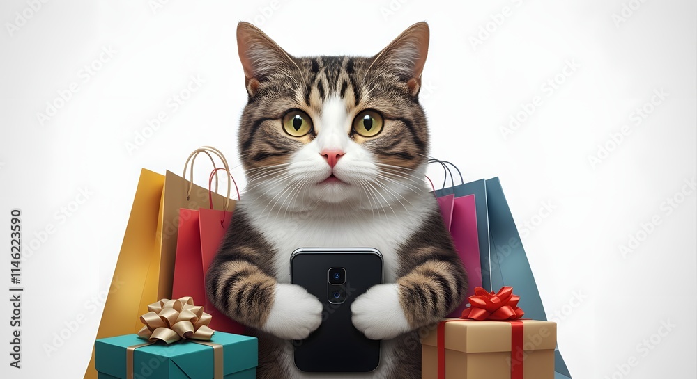 A hyper-realistic, 4K image of a social media post background with a ...