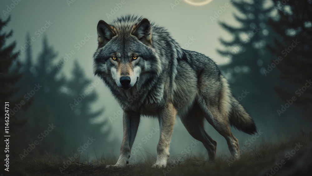 Explore stunning wolf images and art: from majestic howling wolves to lone wolf portraits ...