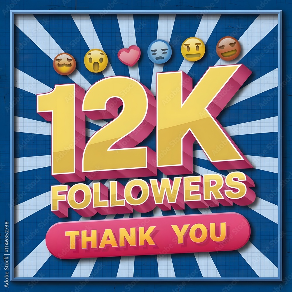 12K followers transparent background PNG image, with gold numbers ...