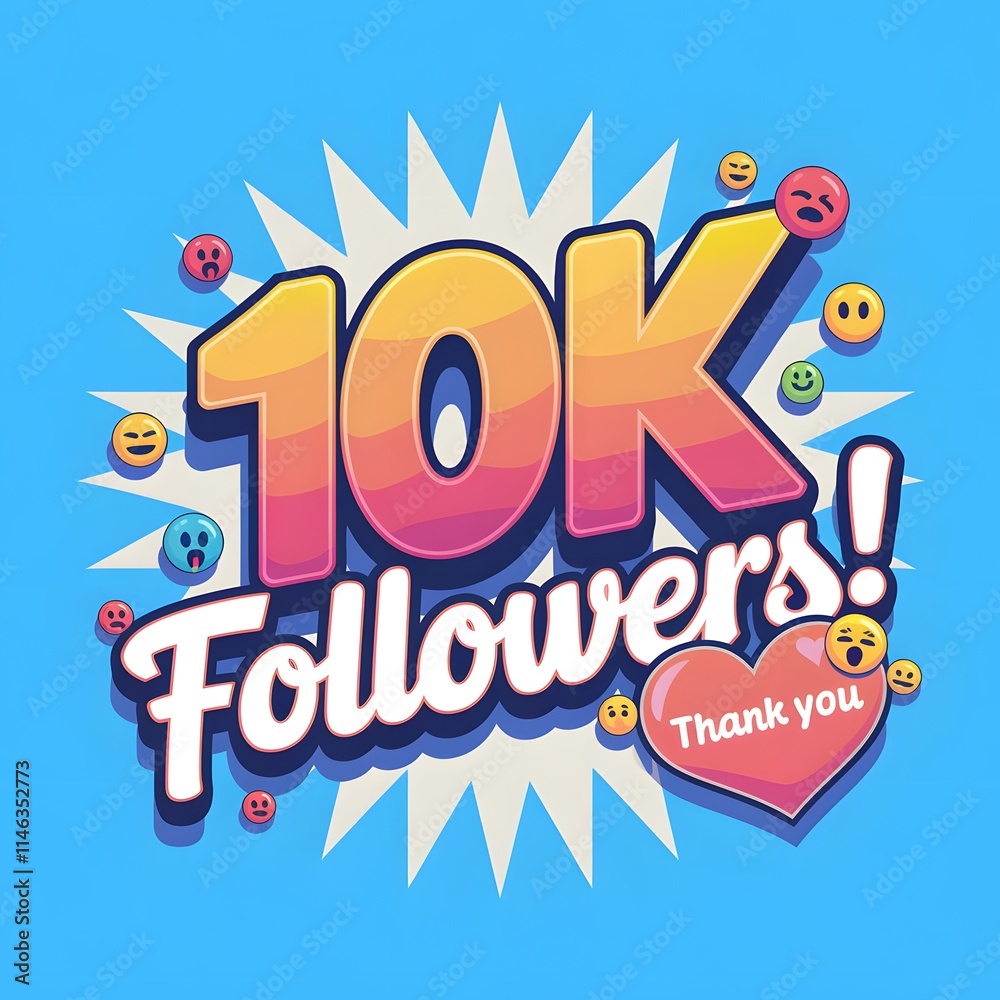 10K followers transparent background PNG image, with gold numbers ...