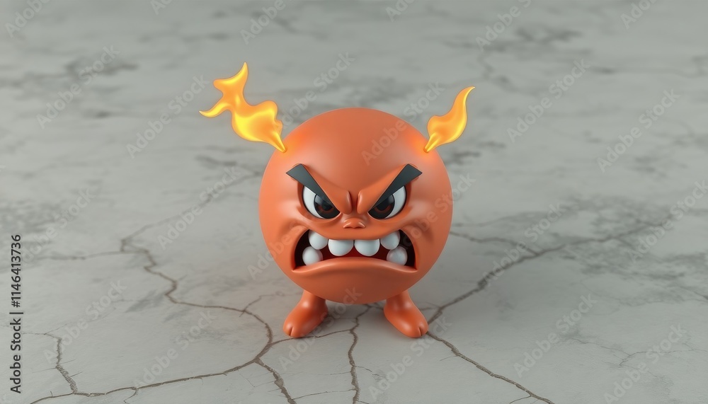 4K HD Wallpapers Angry Emoji With Fiery Steam Coming Out Of Its Ears ...