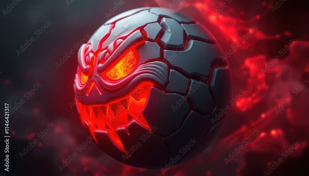 4K HD Wallpapers Angry Emoji With Molten Cracks And Glowing Red Veins ...