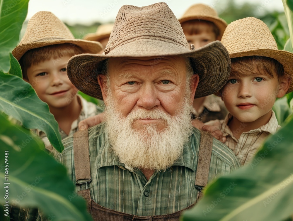 Discover intergenerational learning with a wise elderly farmer sharing ...