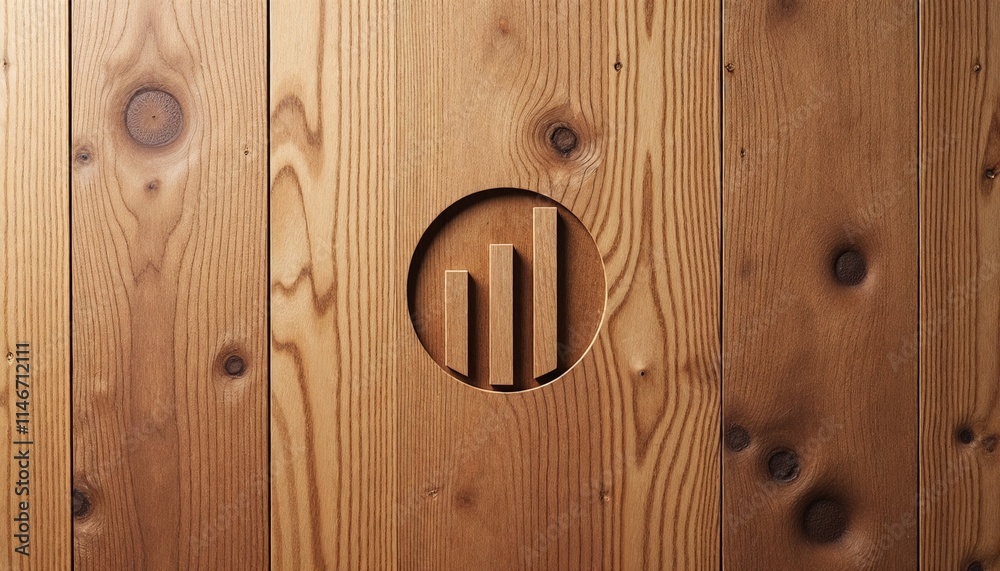 Warm woodgrain texture featuring financial engraving of carved bar ...