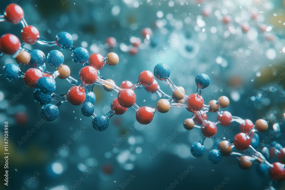 Visual representation of sugar molecules showcasing structure and ...