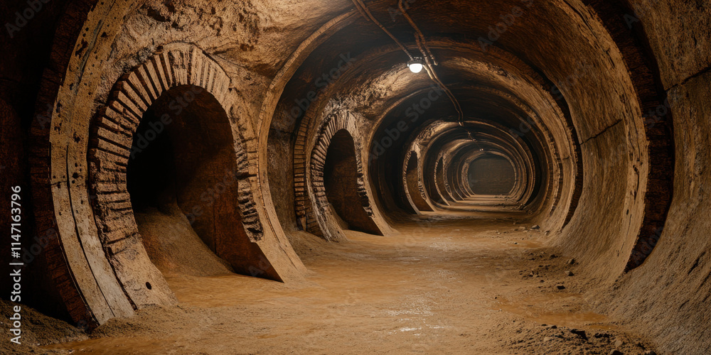 Exploring an underground bunker system for safety and shelter ...