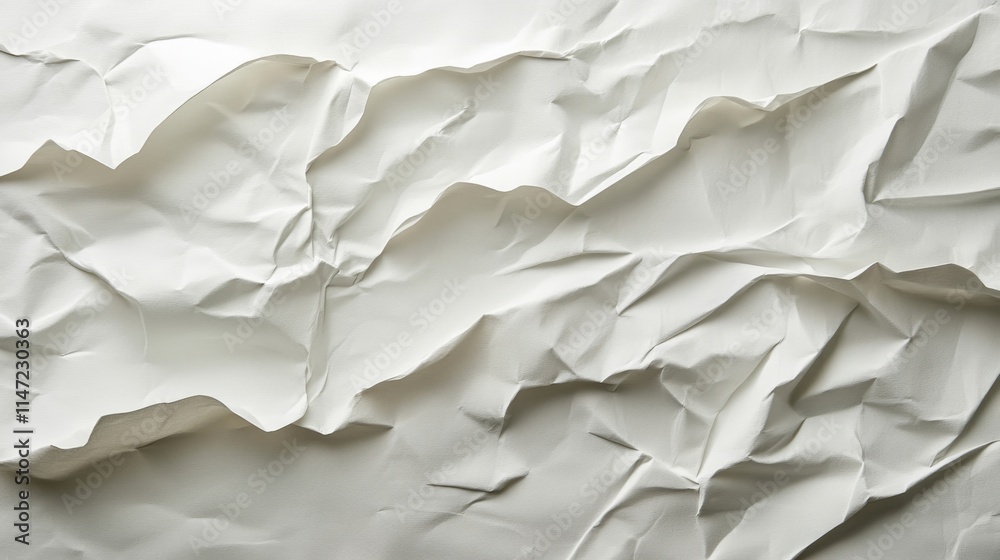 aged white paper collection, natural wrinkle patterns, antique paper ...