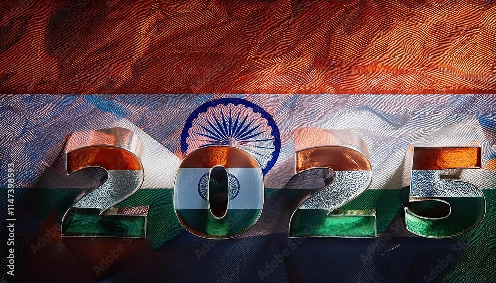 India 2025: Celebrating Progress and Unity in Diversity Stock ...