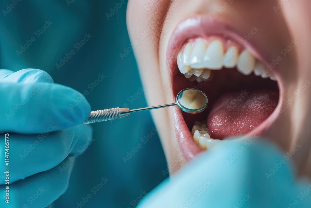 Dental tooth preventive concept. Dental checkup procedure dentist ...