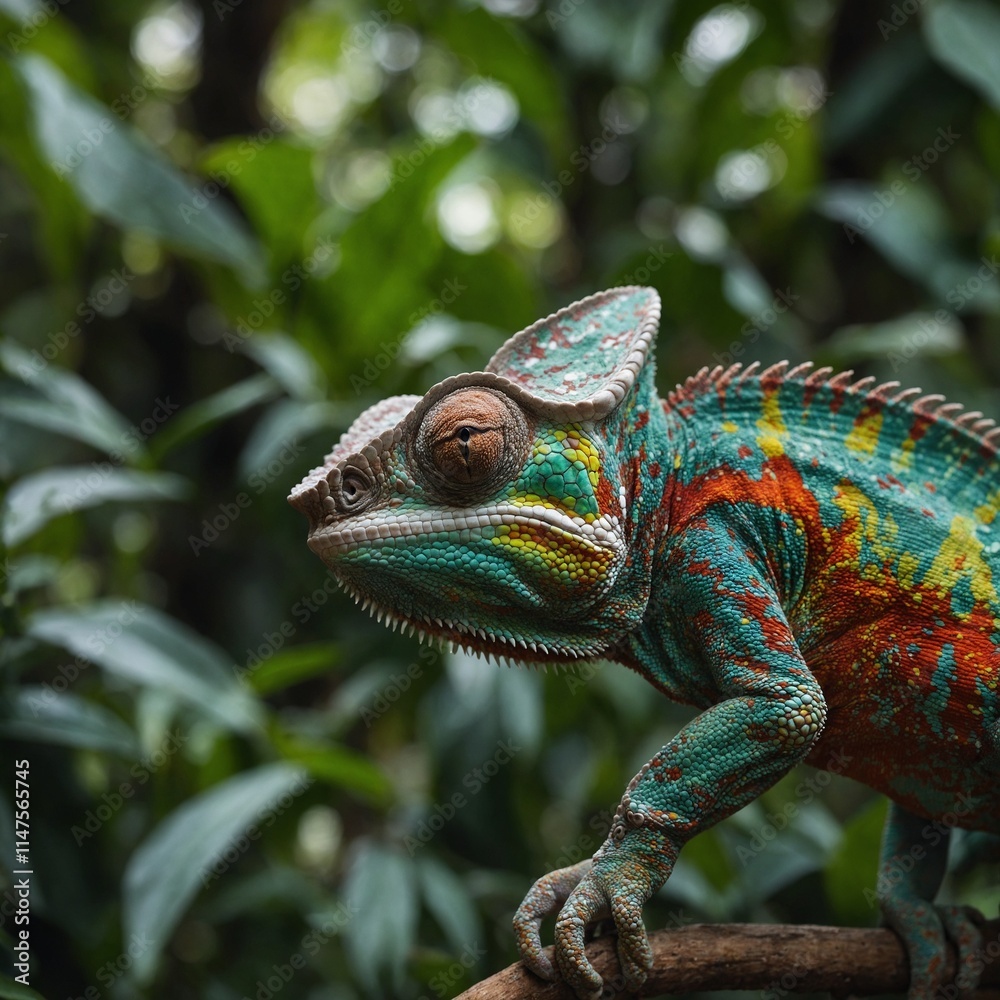How does a chameleon change its colors, and can you spot it in the ...