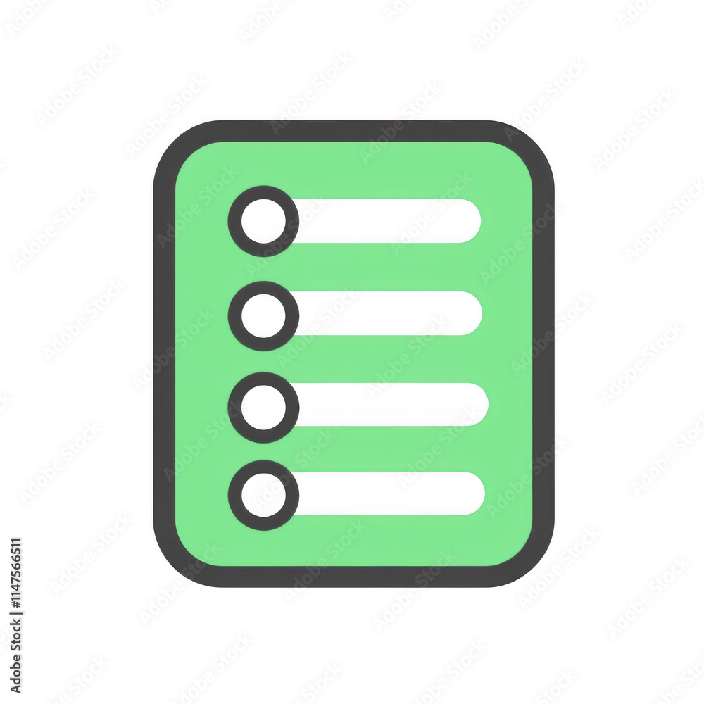 Green icon of Address Book isolated on a transparent background ...