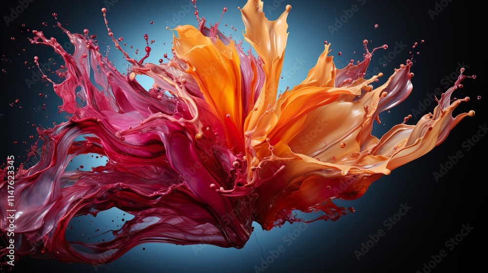 splash of paint, png background HD 8K wallpaper Stock Photographic ...