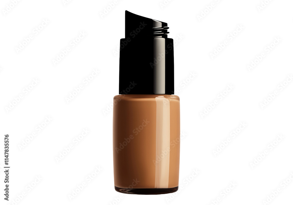 Liquid makeup foundation bottle. Transparent background .Isolated PNG ...