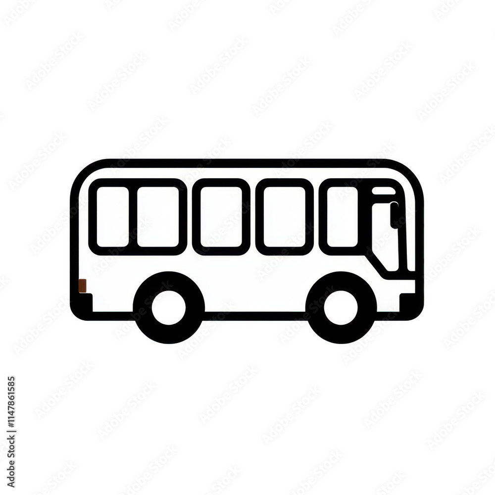 white icon of Coach isolated on a transparent background Minimalist ...
