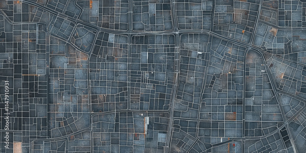 Ilustración de Stock The Most Realistic Photograph of a Street Map ...