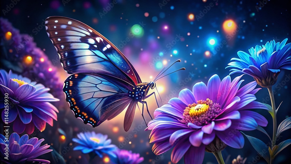 Night Butterfly Nectar, Stunning Insect Photography, Dark Nature ...
